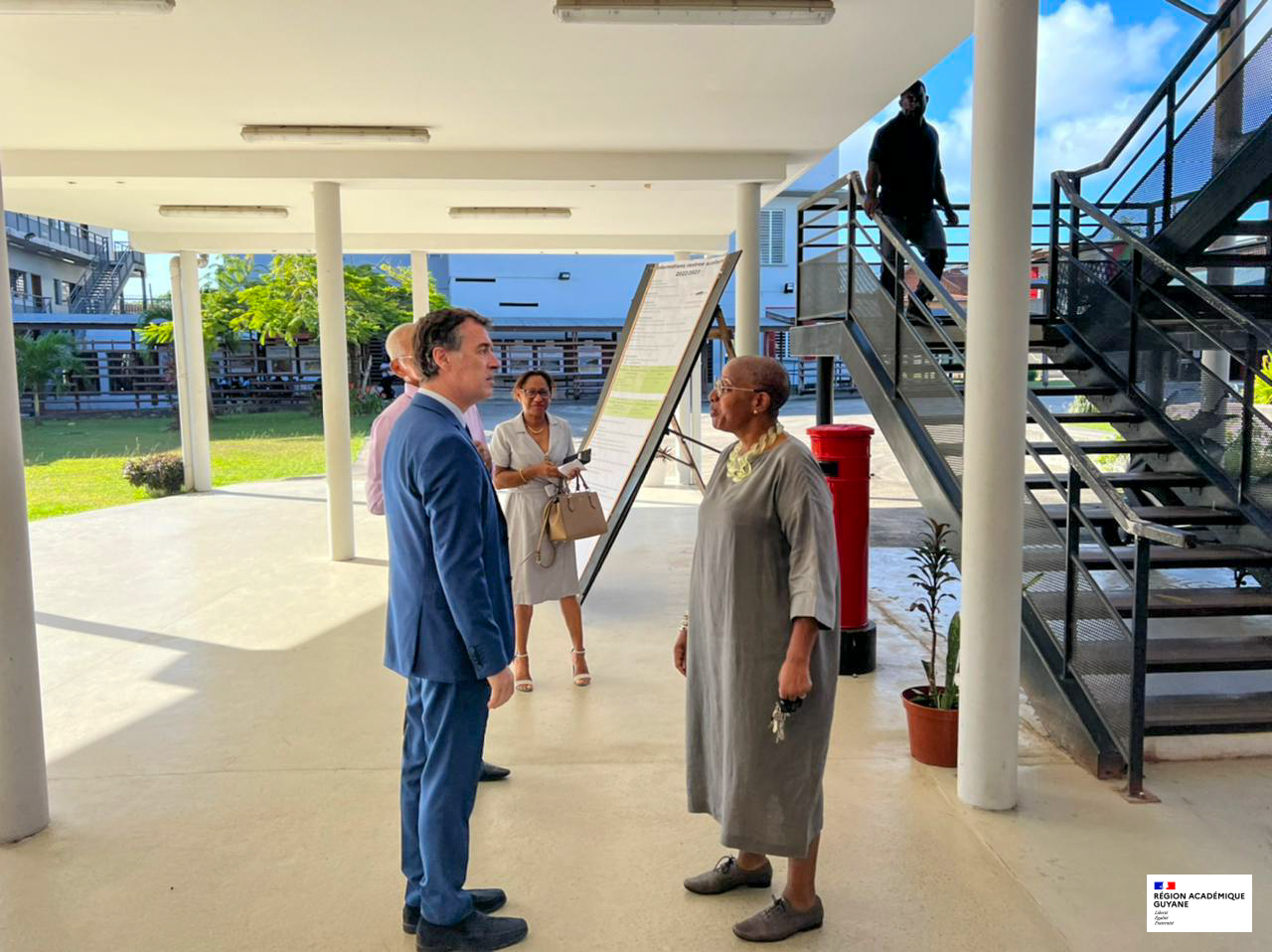 Visite du Recteur au lycée Max Joséphine | Académie Guyane