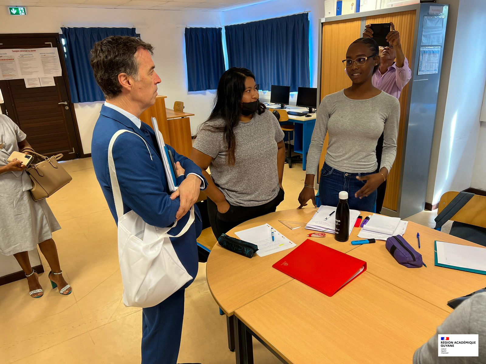 Visite du Recteur au lycée Max Joséphine | Académie Guyane