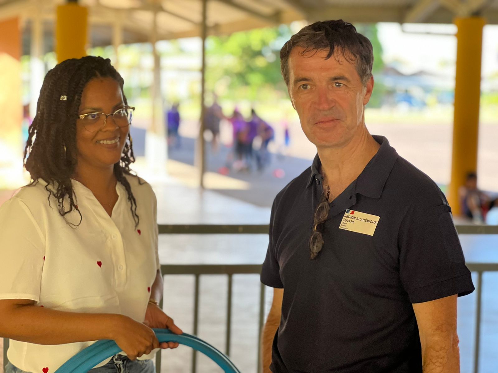 Visite du groupe scolaire Gabin | Académie Guyane Visite du groupe scolaire Gabin | Académie Guyane