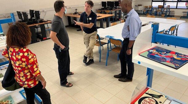 Visite du groupe scolaire Gabin | Académie Guyane Visite du groupe scolaire Gabin | Académie Guyane